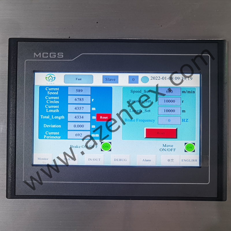 High Speed Double Beam Warping Machine for Warp Knitting Machine - A ...